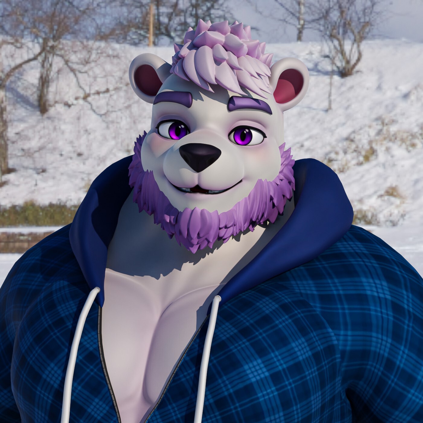 ArtStation - Commission 3D model VRChat Bear