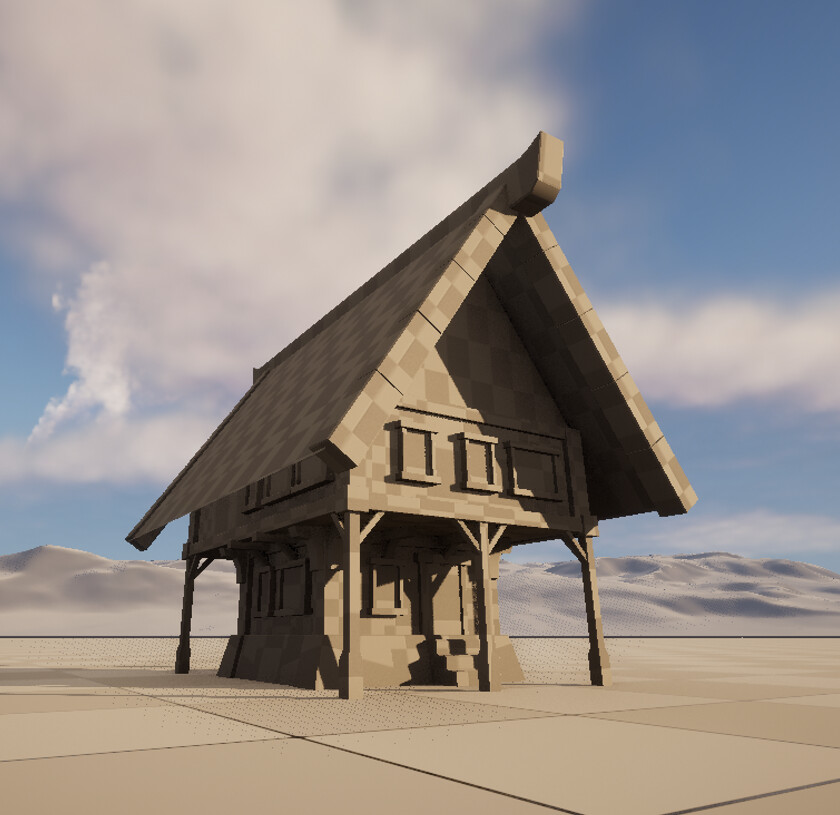 ArtStation - Procedural house generation - WIP