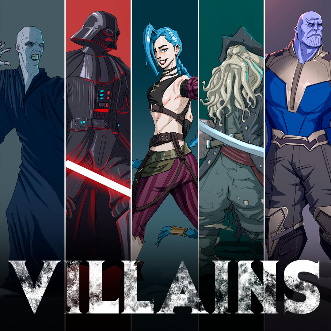 ArtStation - Villains Fan Art