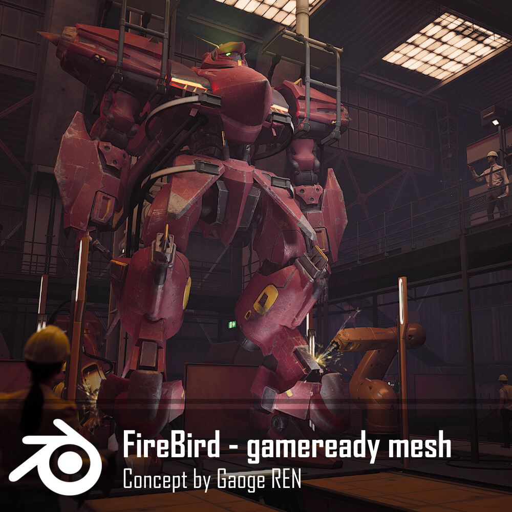 ArtStation - FireBird [Concept by: Gaoge REN]