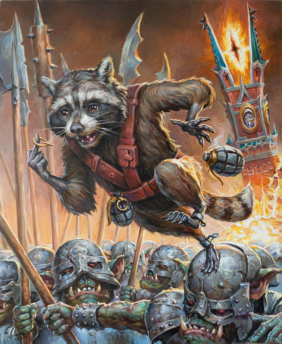 ArtStation - raccoon subversive
