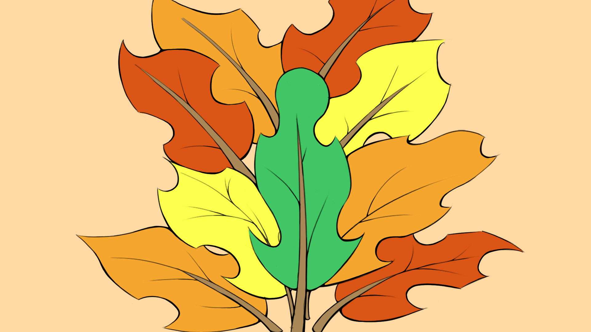 ArtStation - Regular training "Leaves"