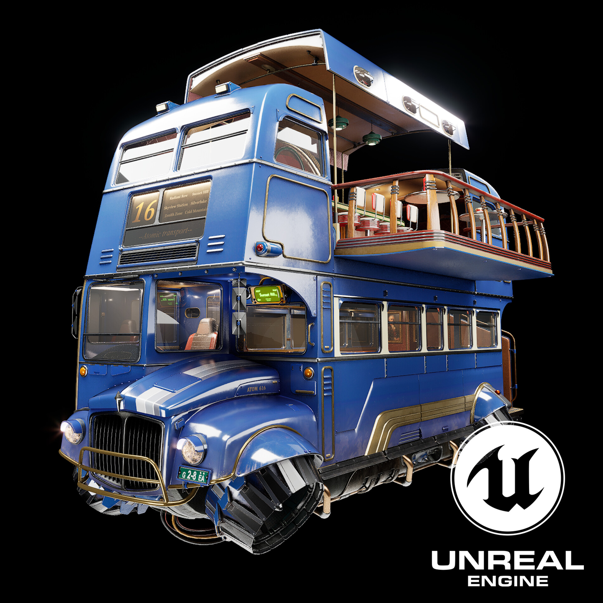 ArtStation - Atomic Lounge-Flying Bus