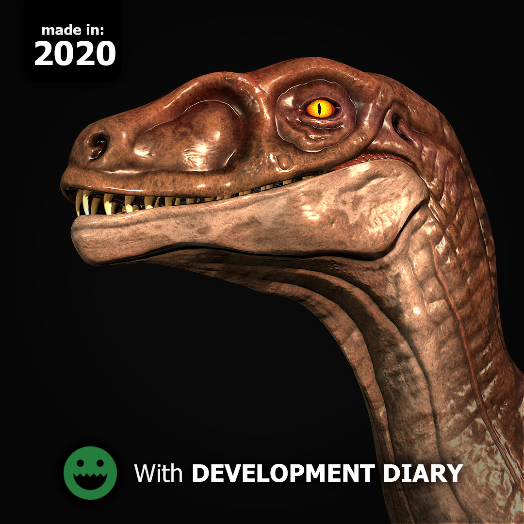 ArtStation - Area-F | Stylized Raptor Creature