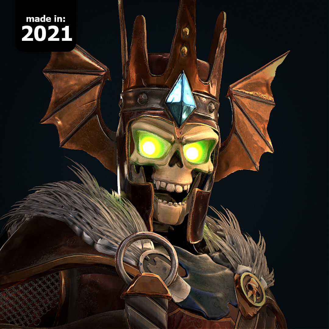 ArtStation - Stylized Wight King, (Warhammer Fantasy)