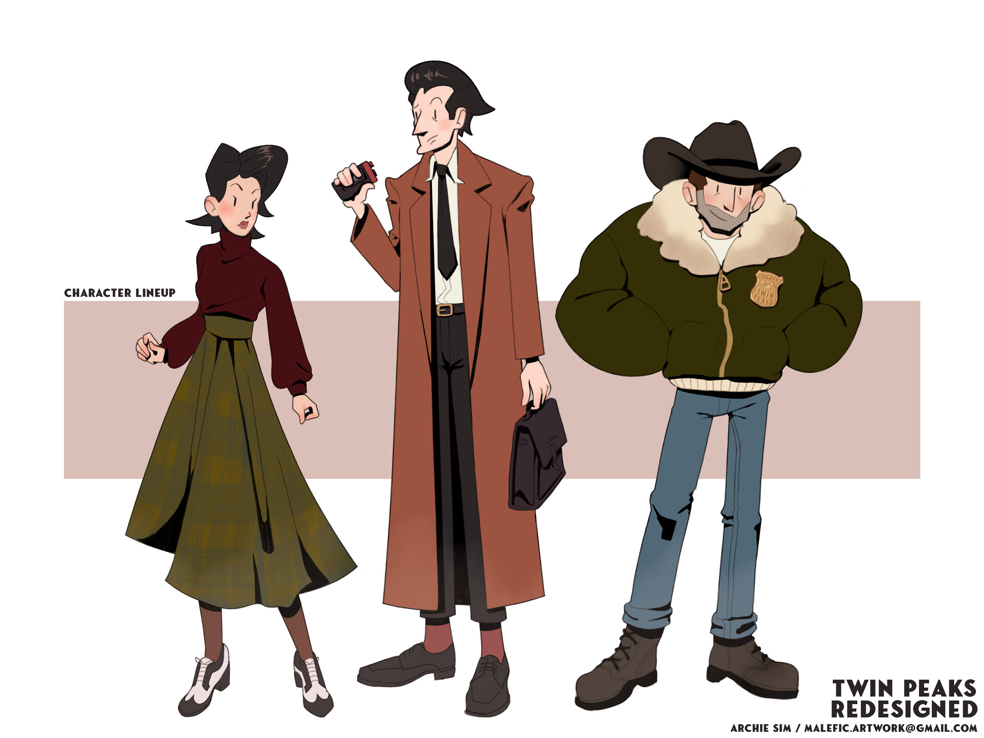 ArtStation - Twin Peaks Redesigned