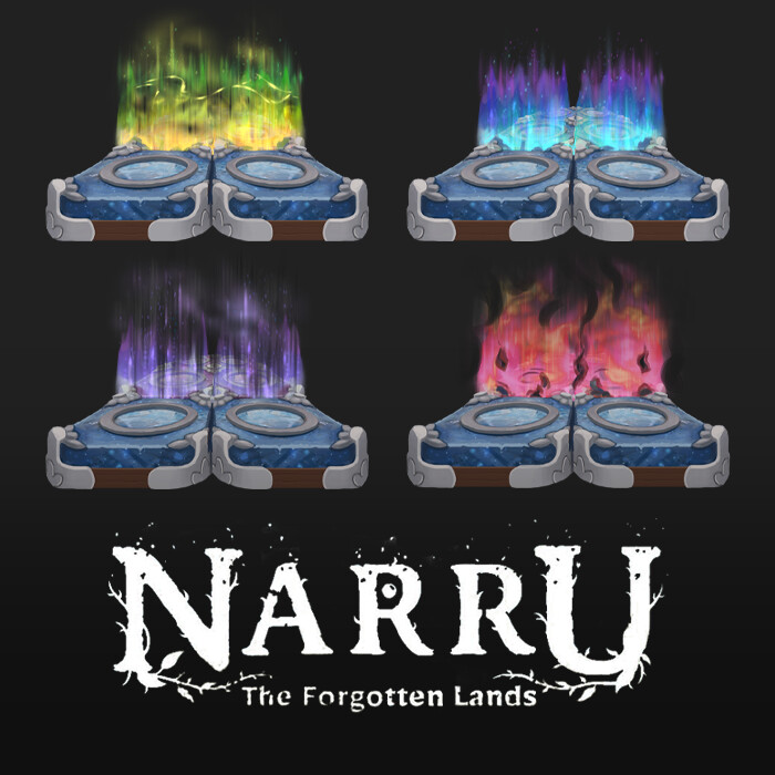 ArtStation - Narru: the Forgotten Lands | Puzzles Concept Art