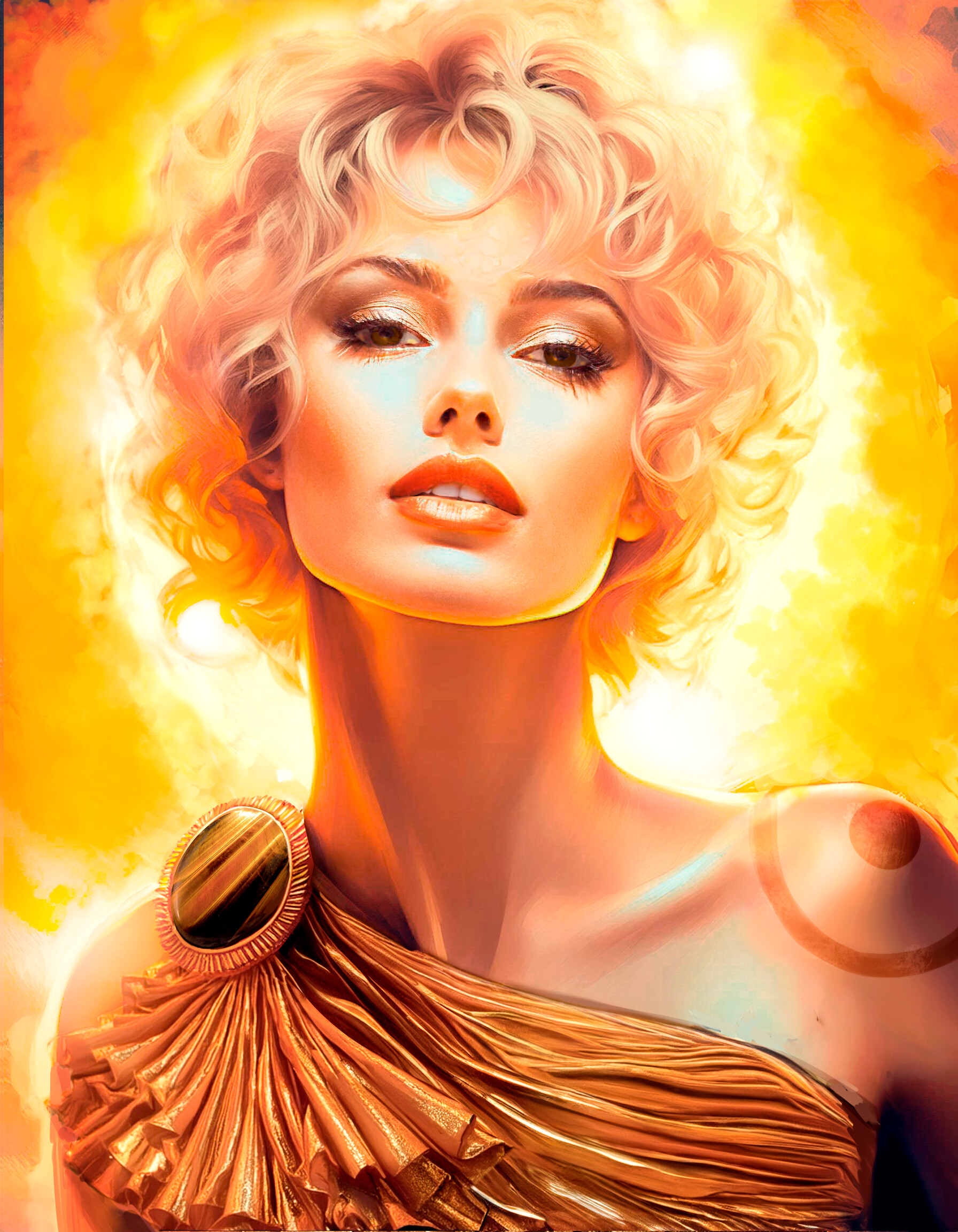 ArtStation - Sun Godess: New Digital Version