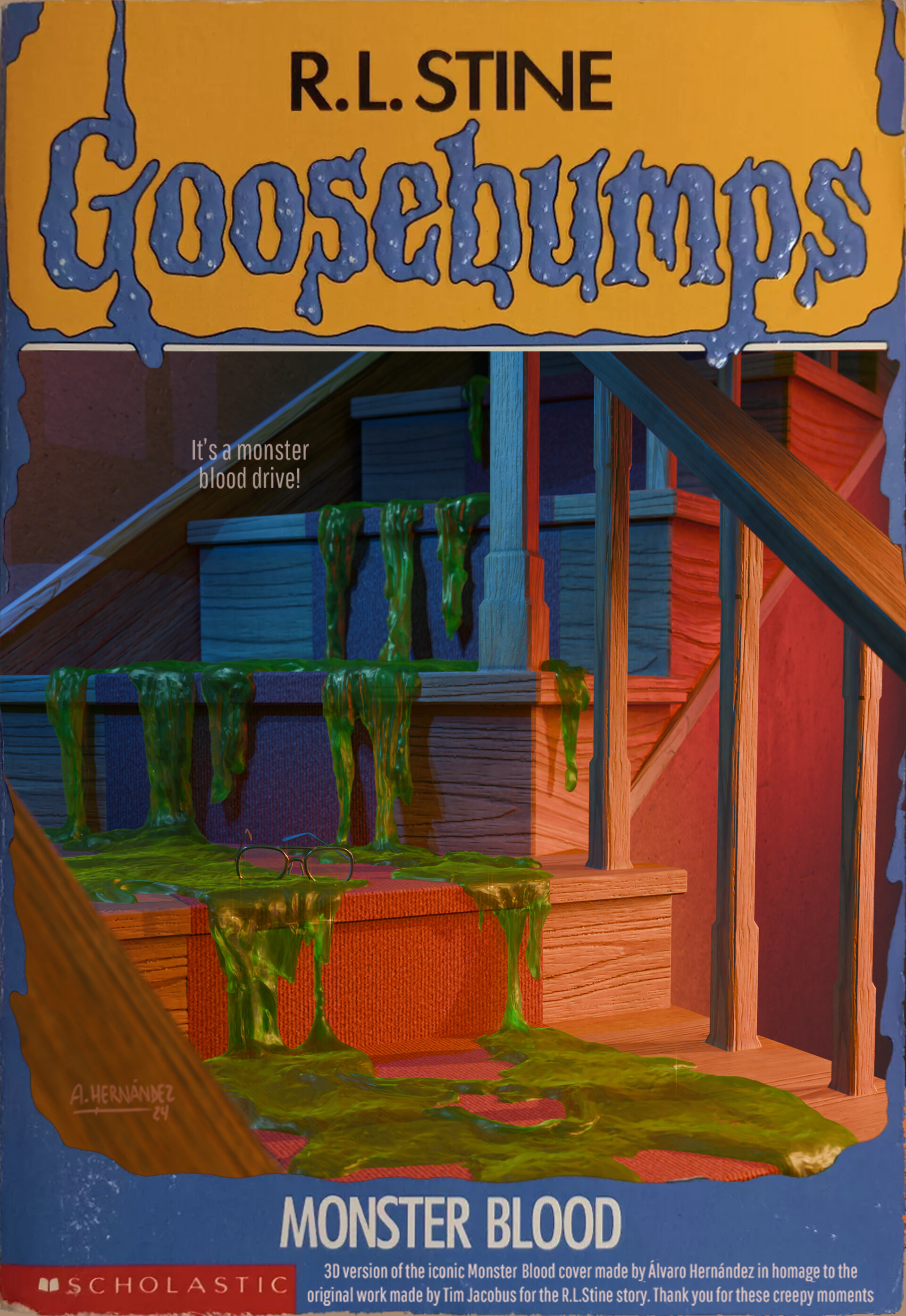 ArtStation - Goosebumps Monster Blood 3D FanArt