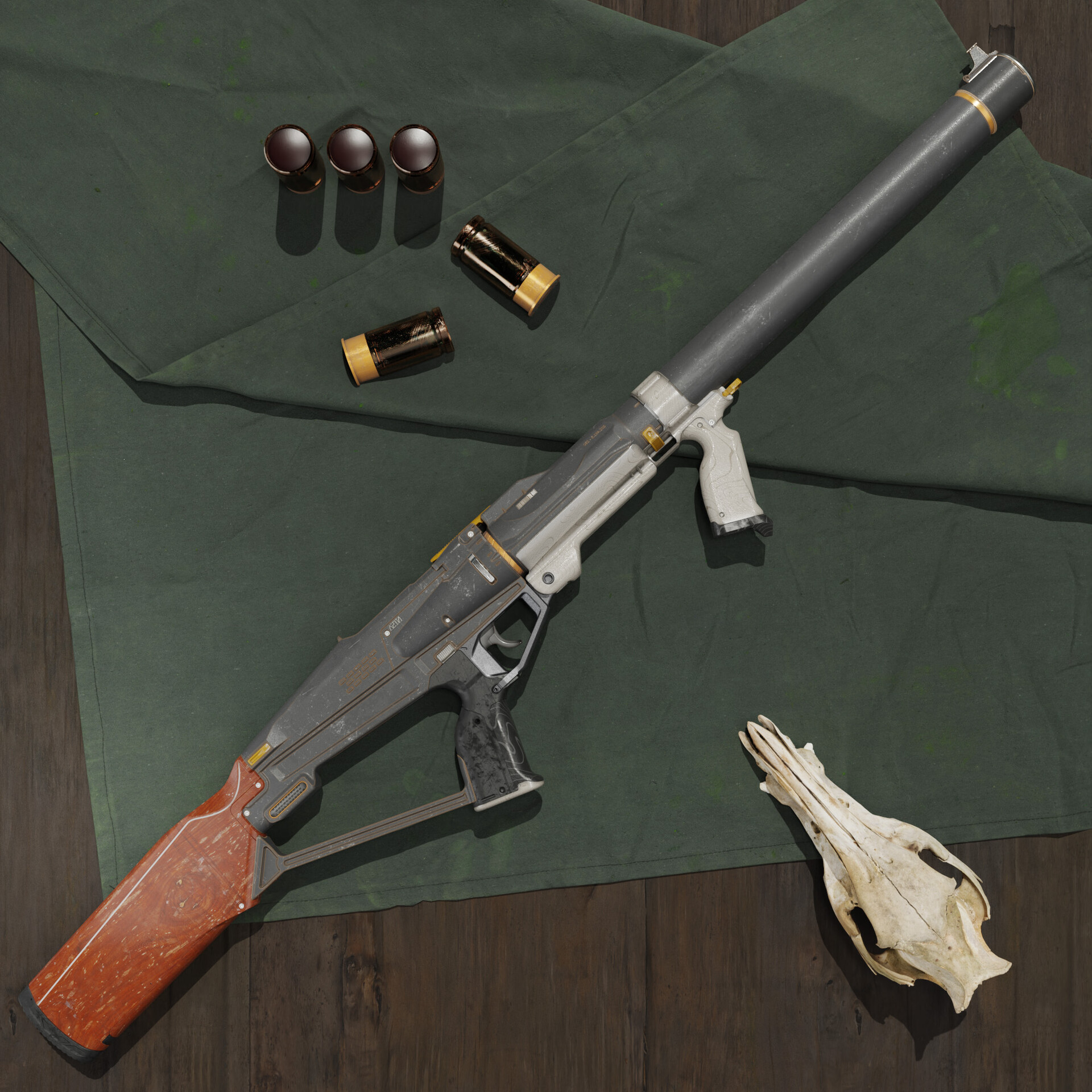 ArtStation - 38mm Riot gun