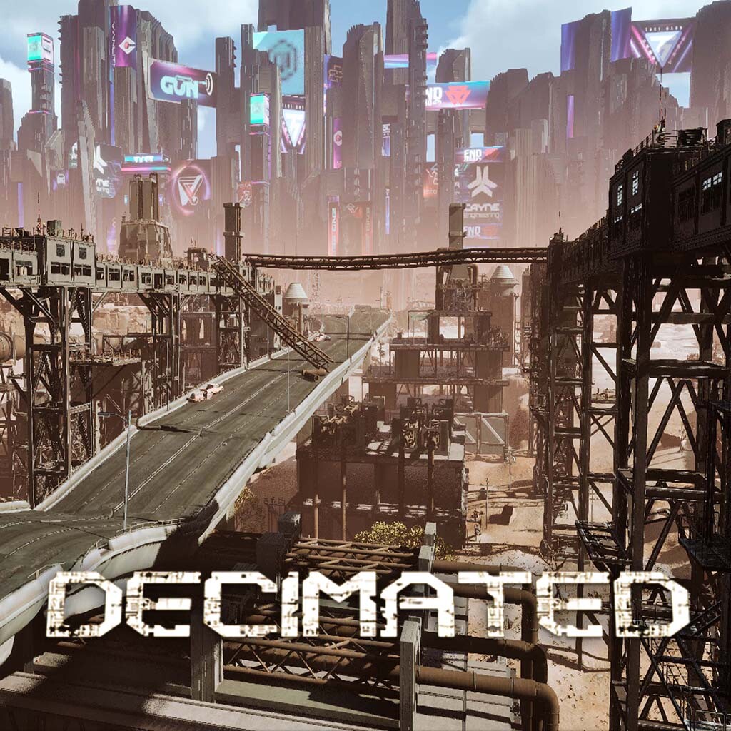 ArtStation - Decimated | Factory Area Exterior
