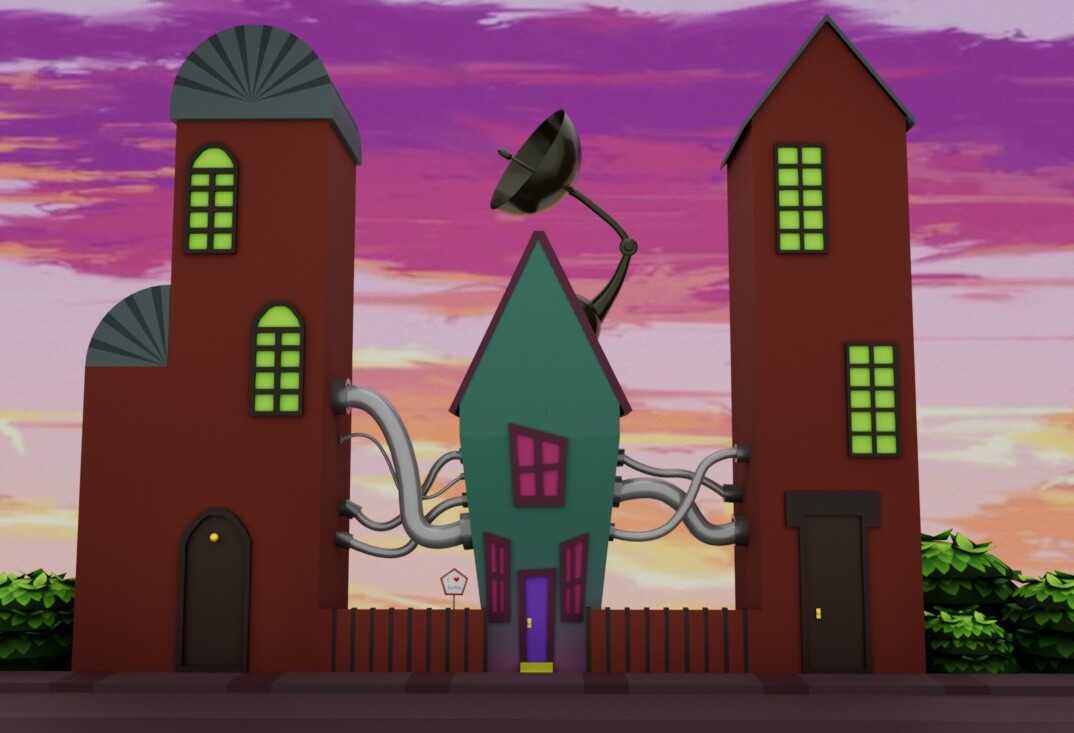 ArtStation - Invader Zim's Base