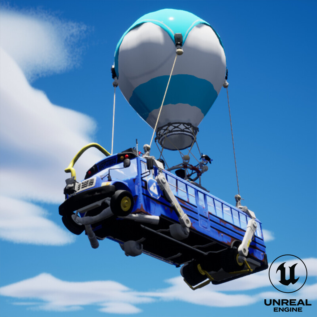 ArtStation - Fortnite Battle Bus