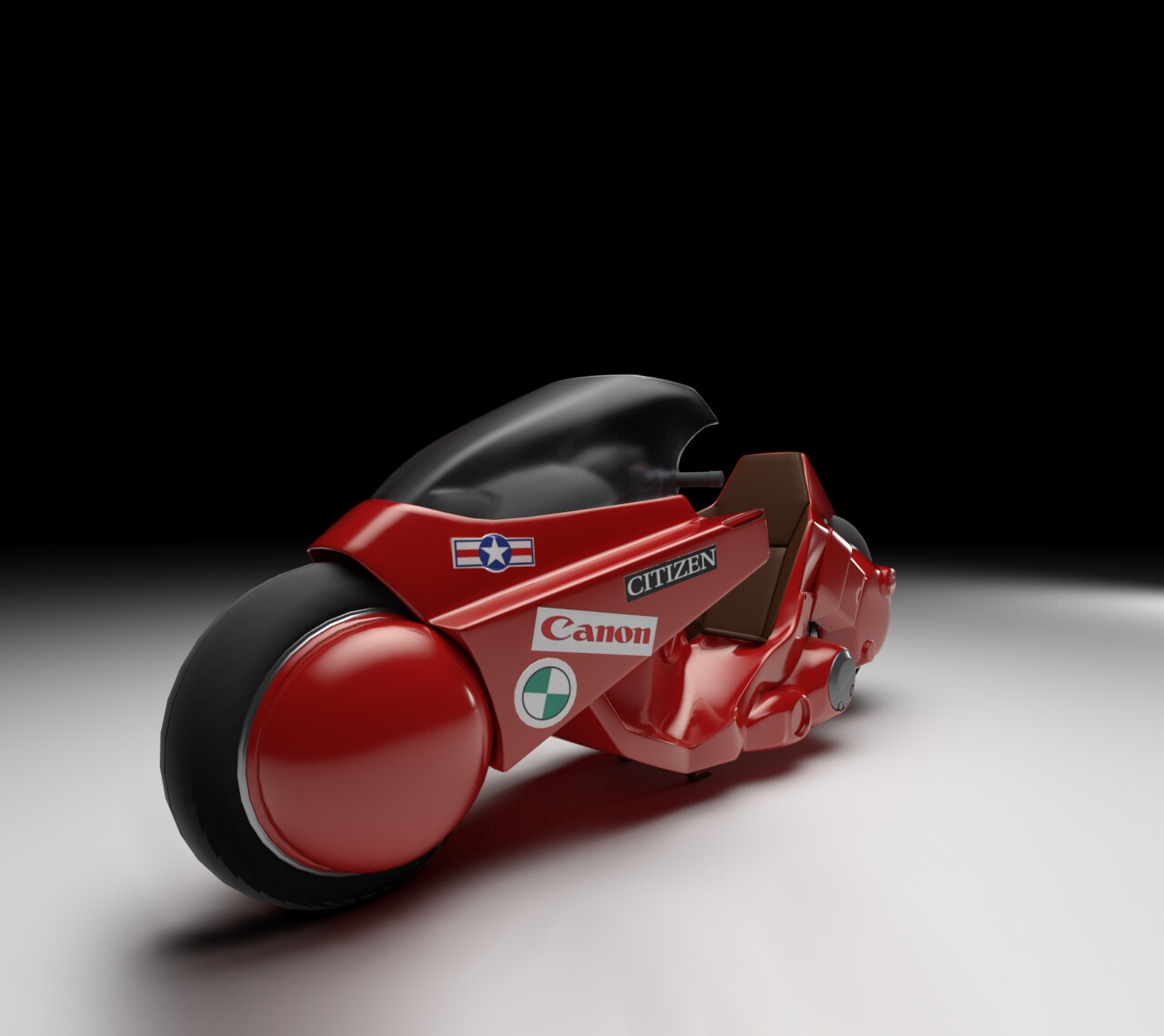 ArtStation - Hardsurface modeling - Akira bike