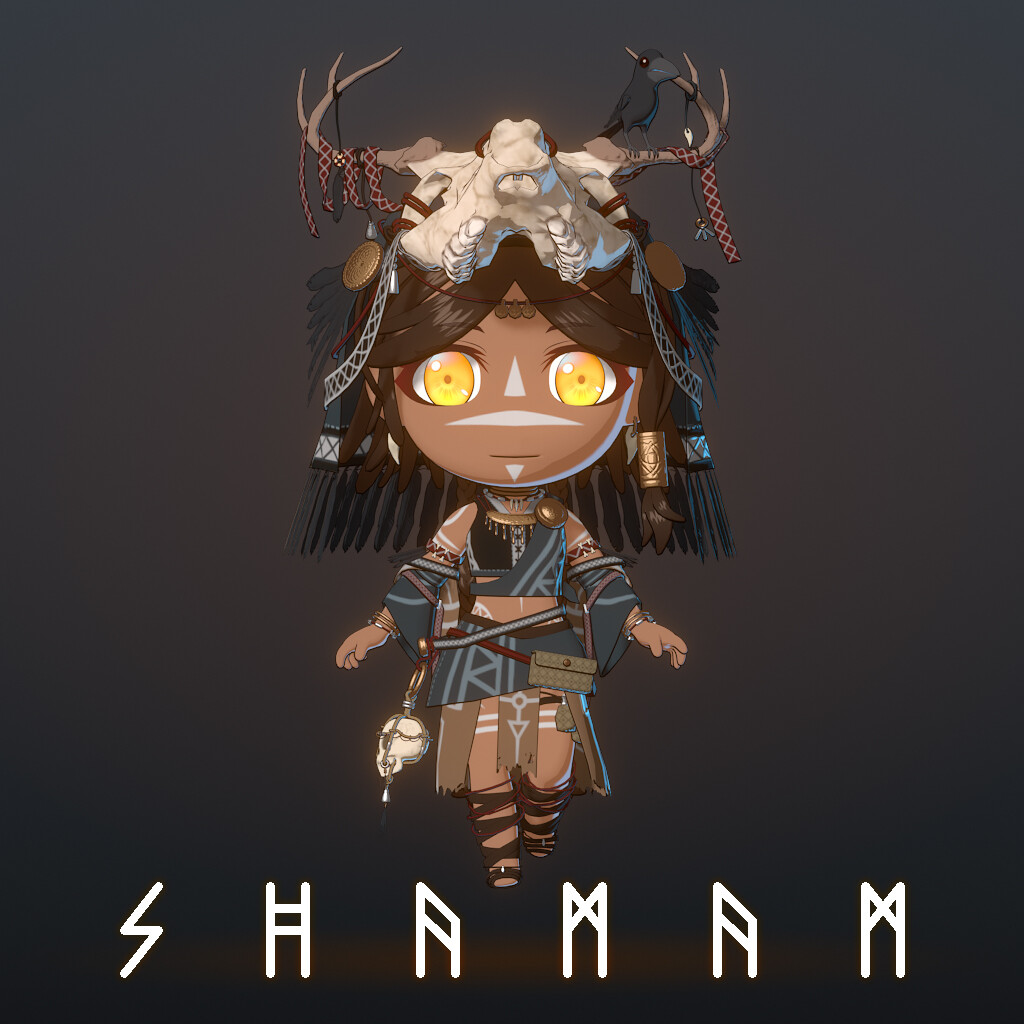 ArtStation - Shaman Chibi
