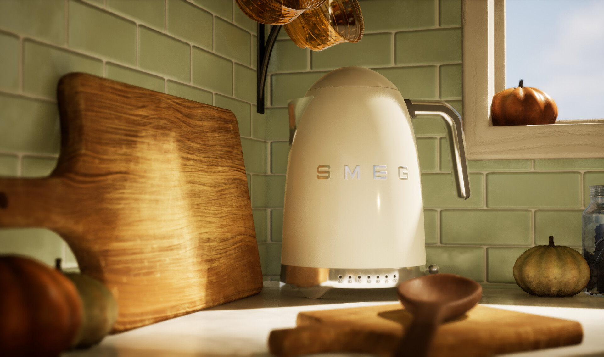 ArtStation - Fall Kitchen Scene