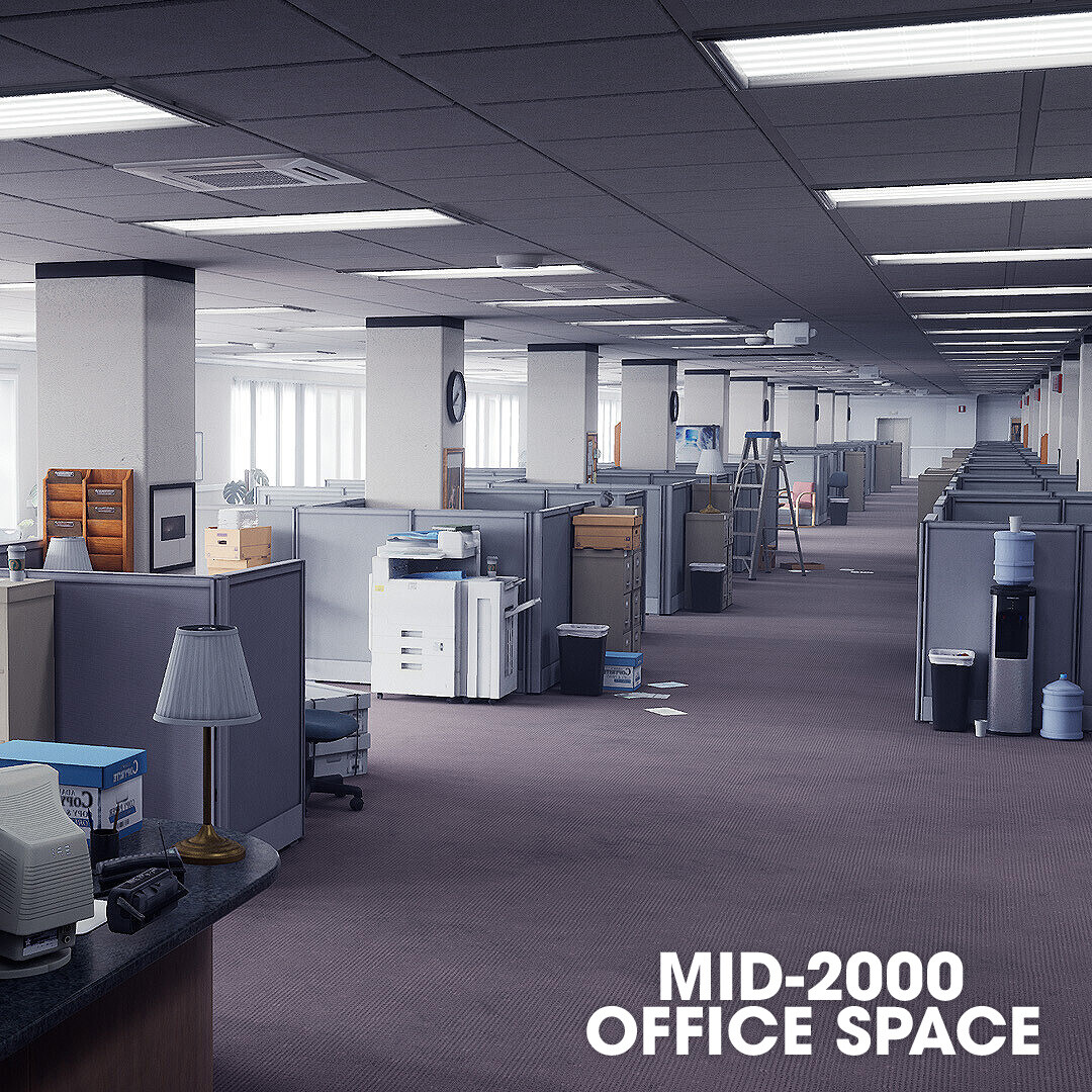 ArtStation - Cubicle Farm Office Space