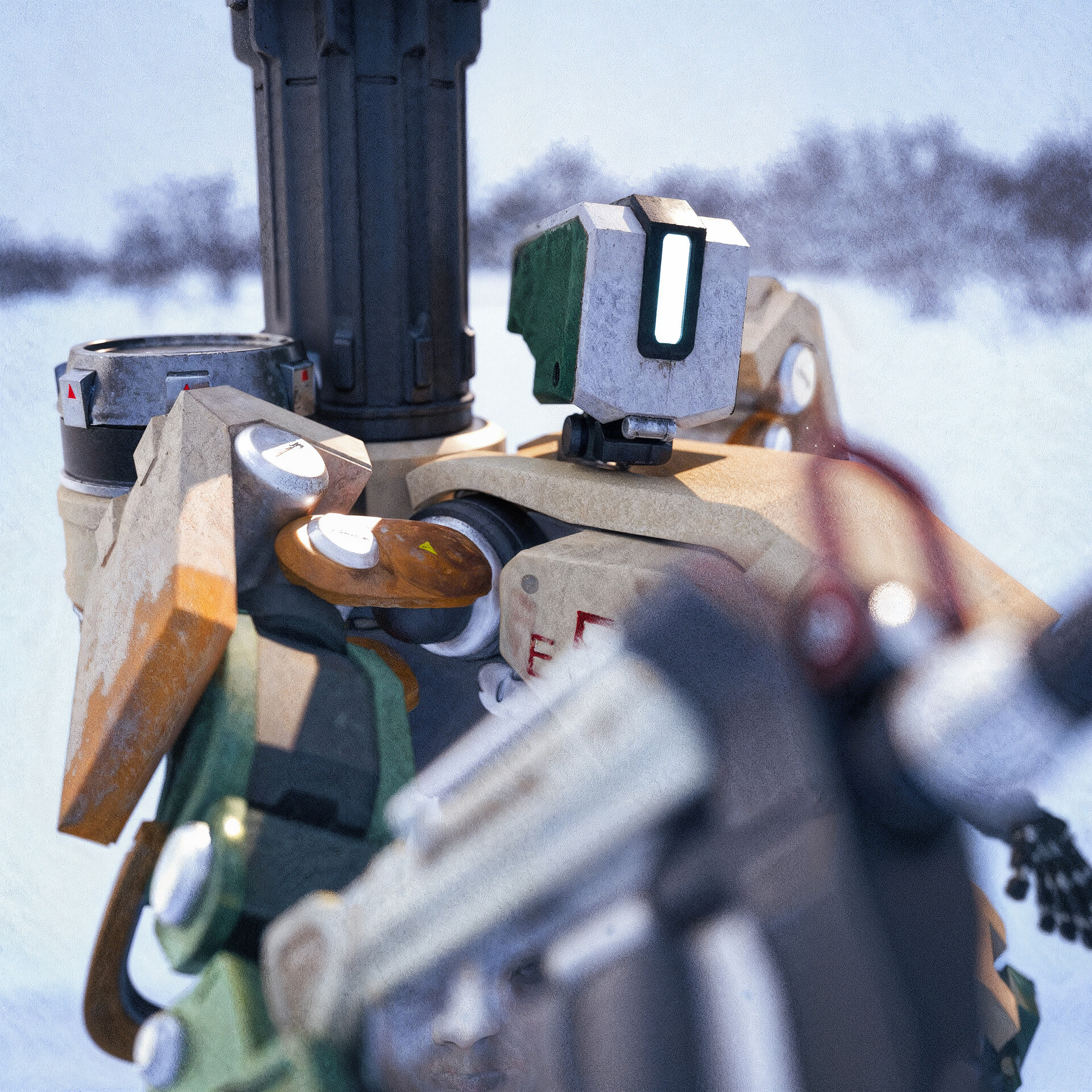 ArtStation - Bastion 3D Model - Overwatch