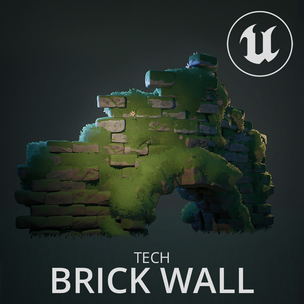 ArtStation - [Tech]Brick Wall