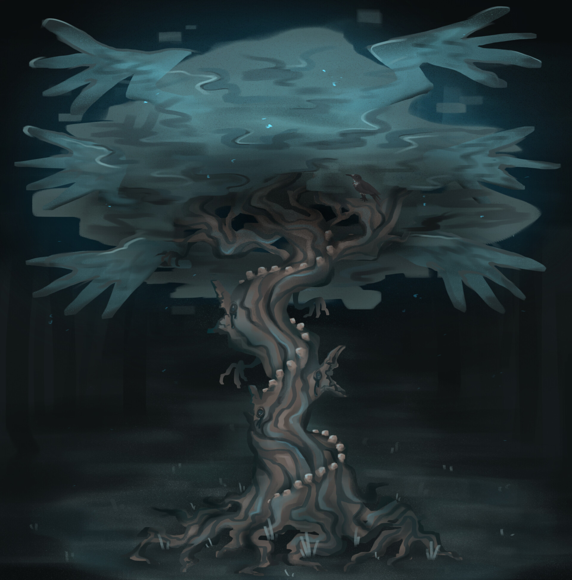 ArtStation - Bird tree