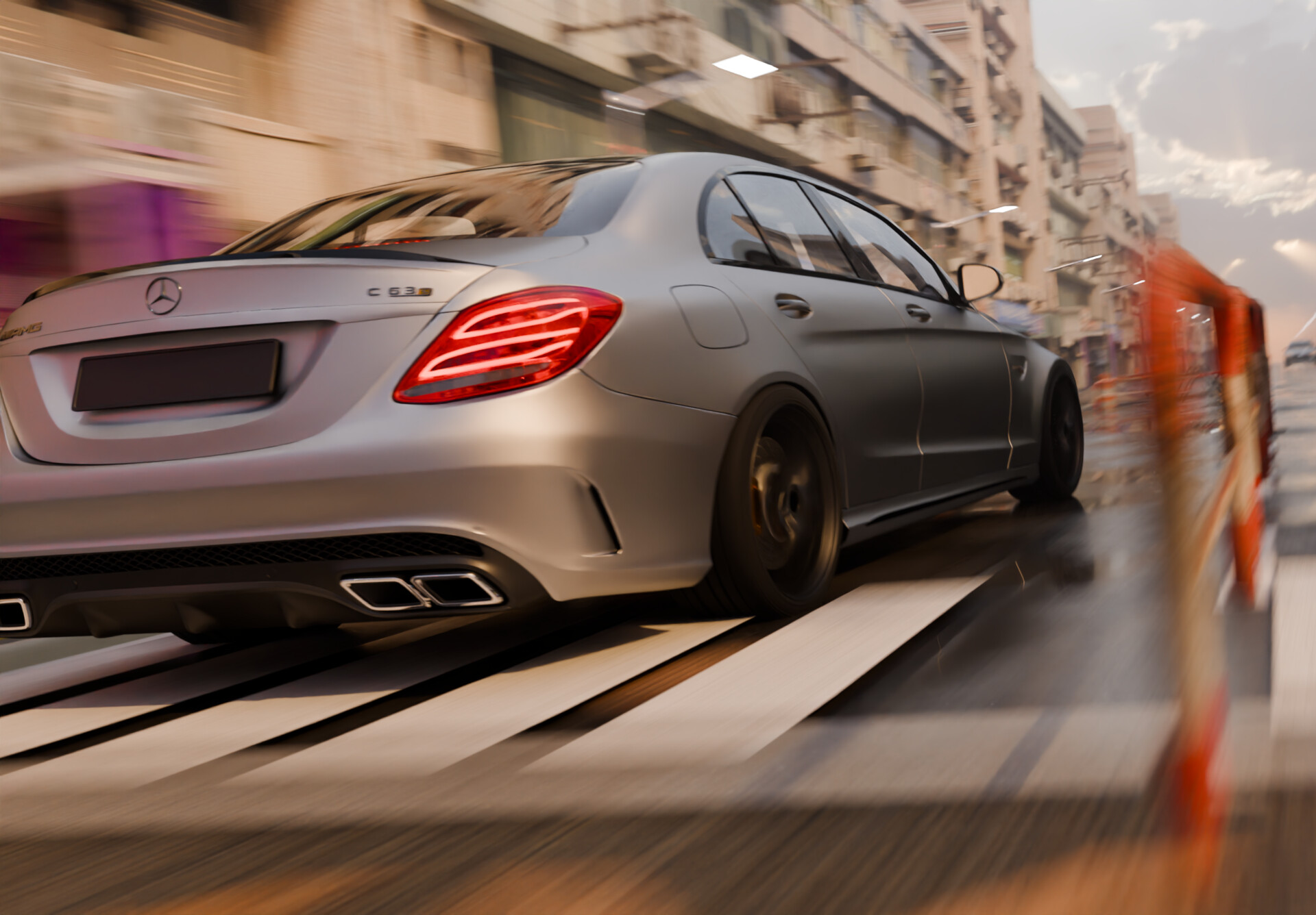 ArtStation - Car chase animation