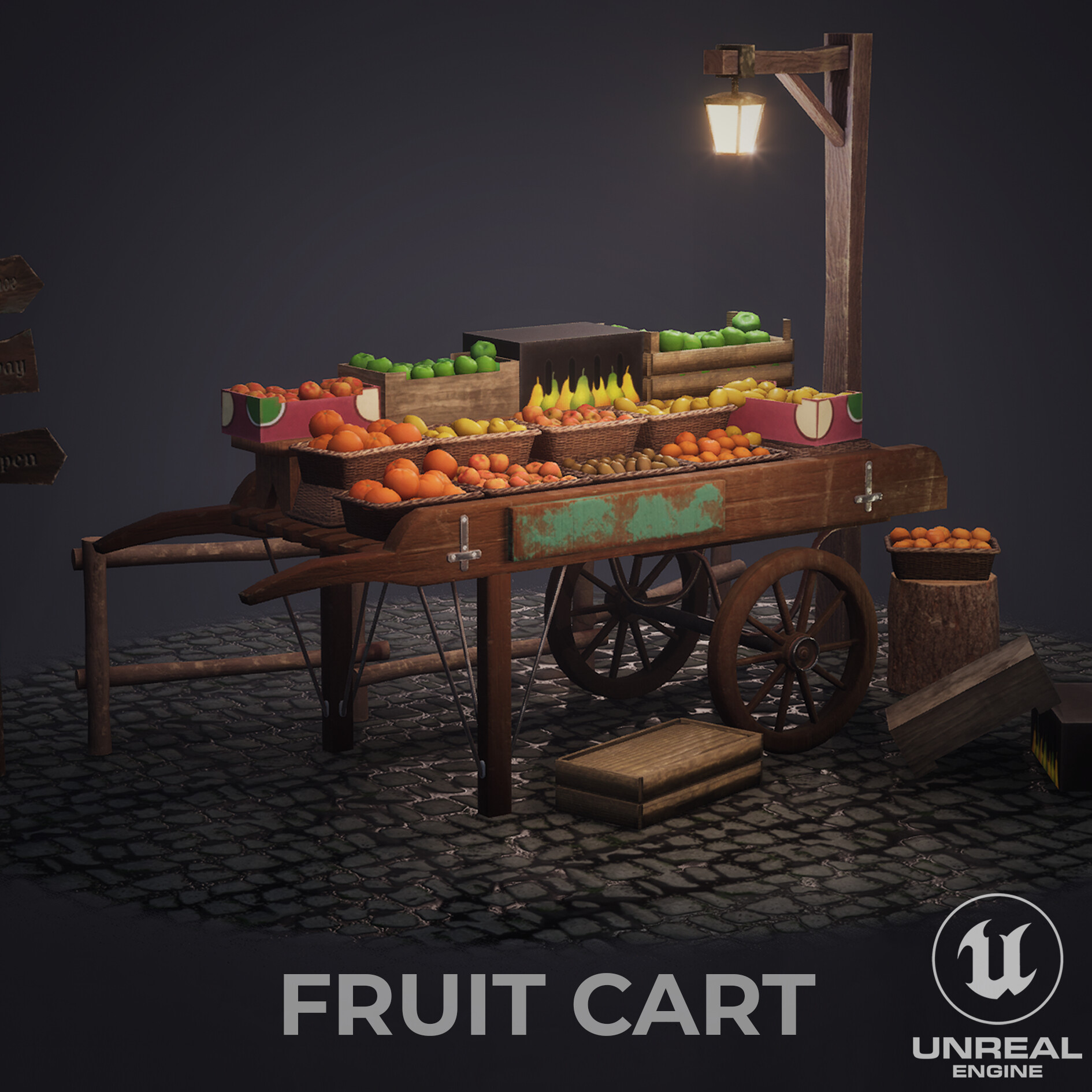 ArtStation - Fruit Cart