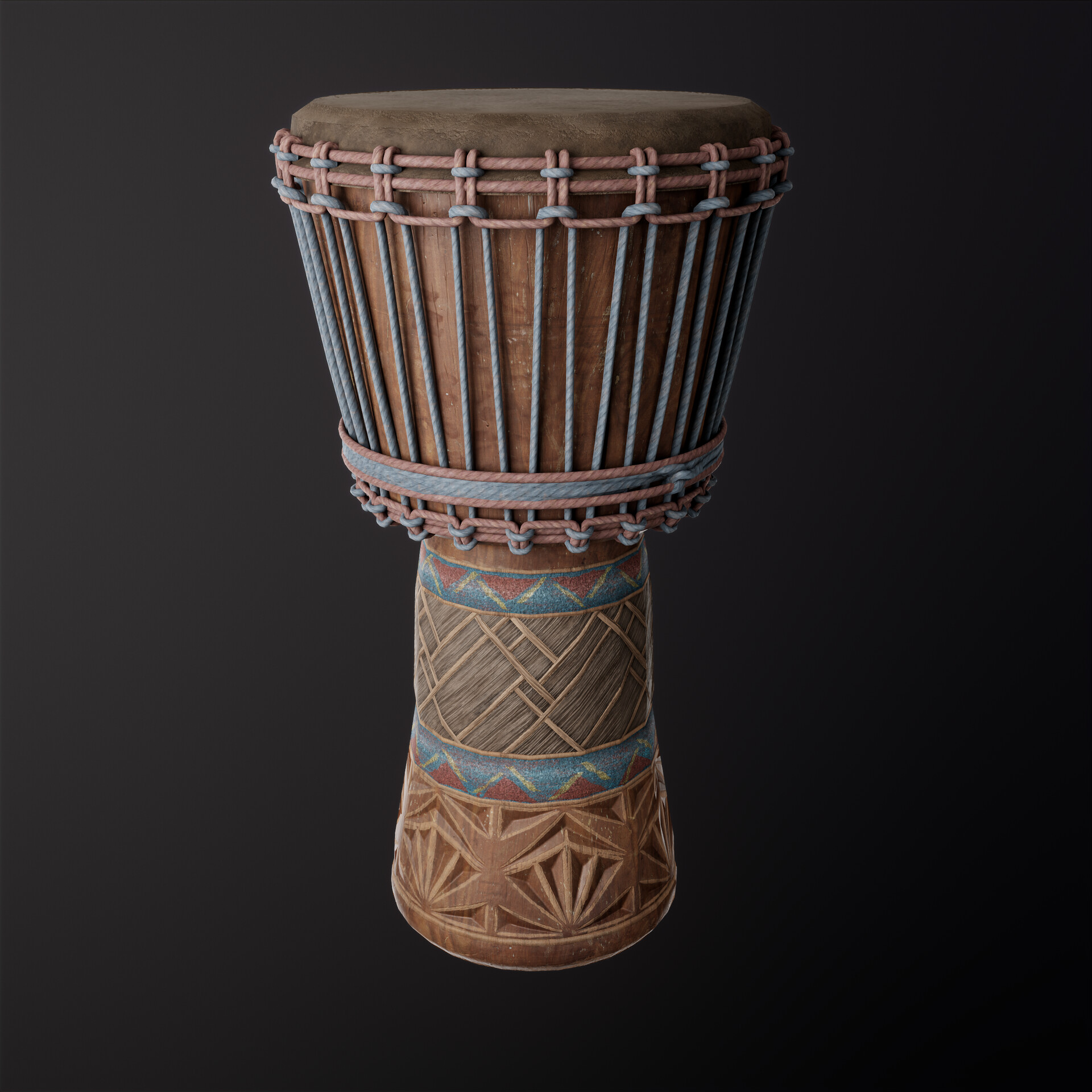 ArtStation - African Hand Drum