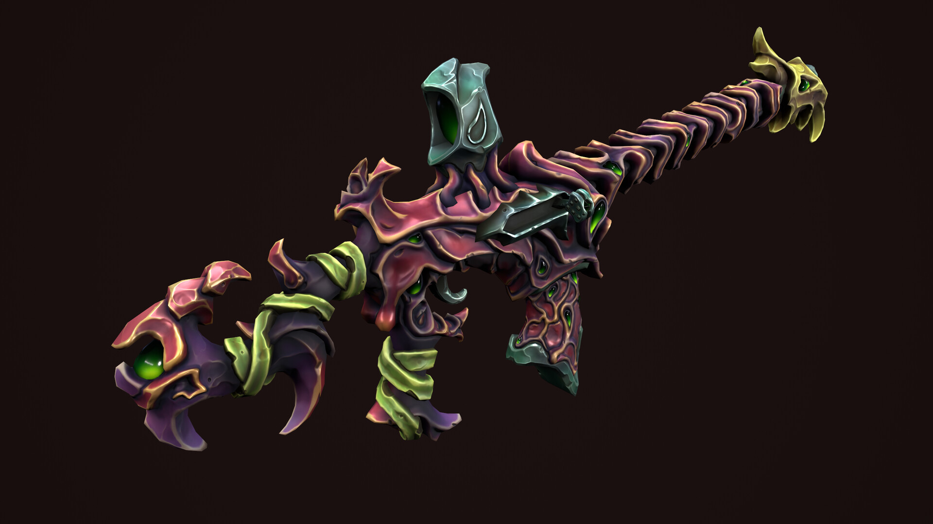 ArtStation - Undead assault rifle