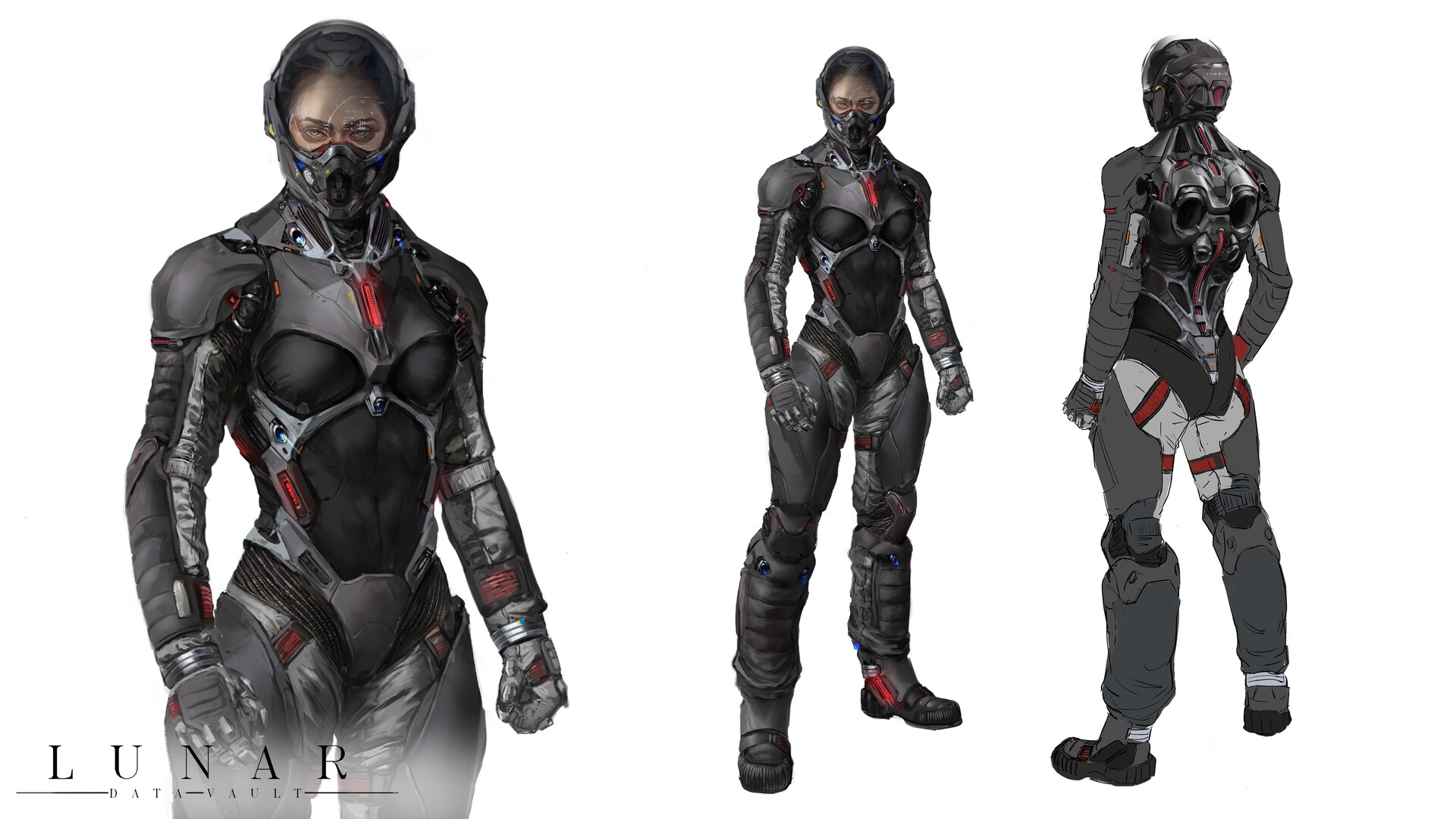 ArtStation - Lunar - Data Vault characters