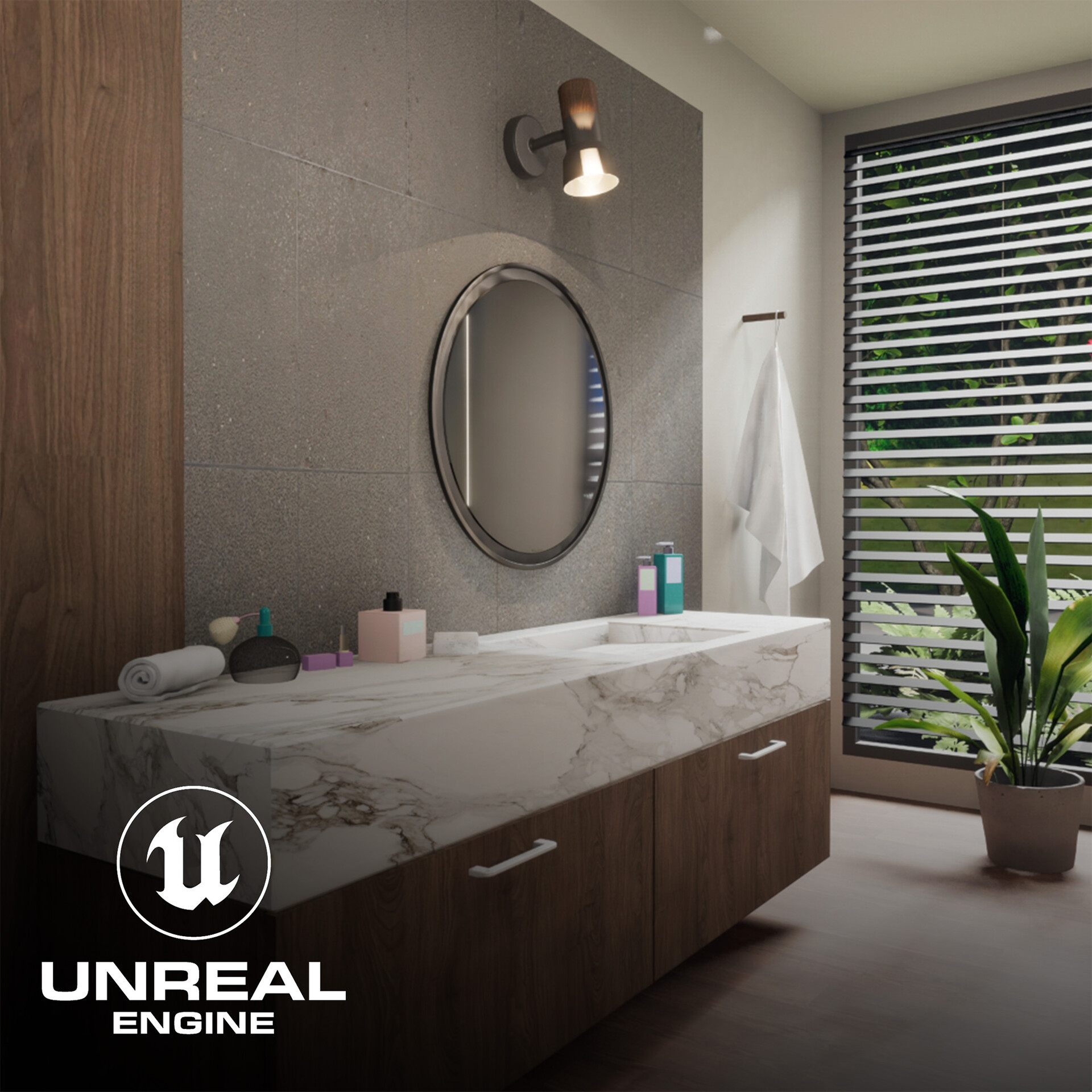 ArtStation - Small Bathroom Scene