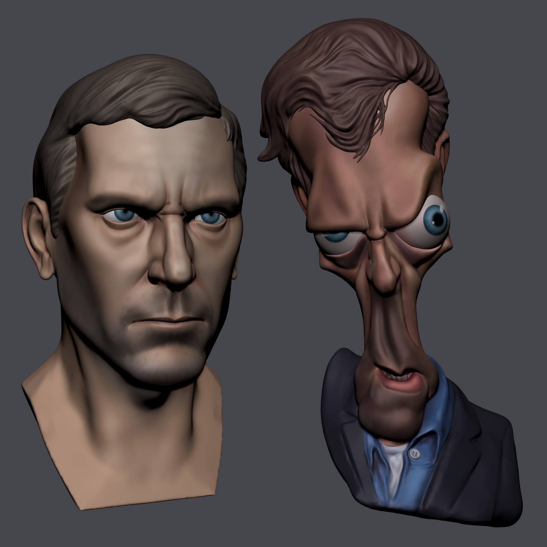 ArtStation - Greg House 3D portraits