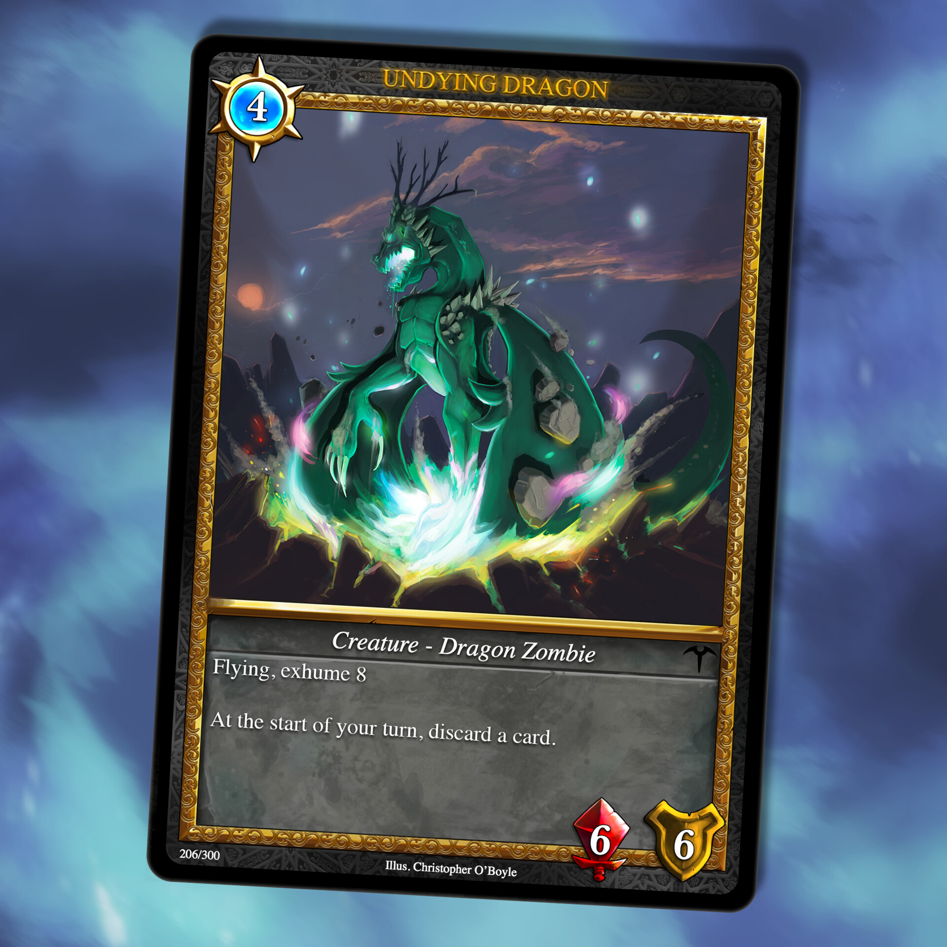 ArtStation - TCG - Zombie Dragon