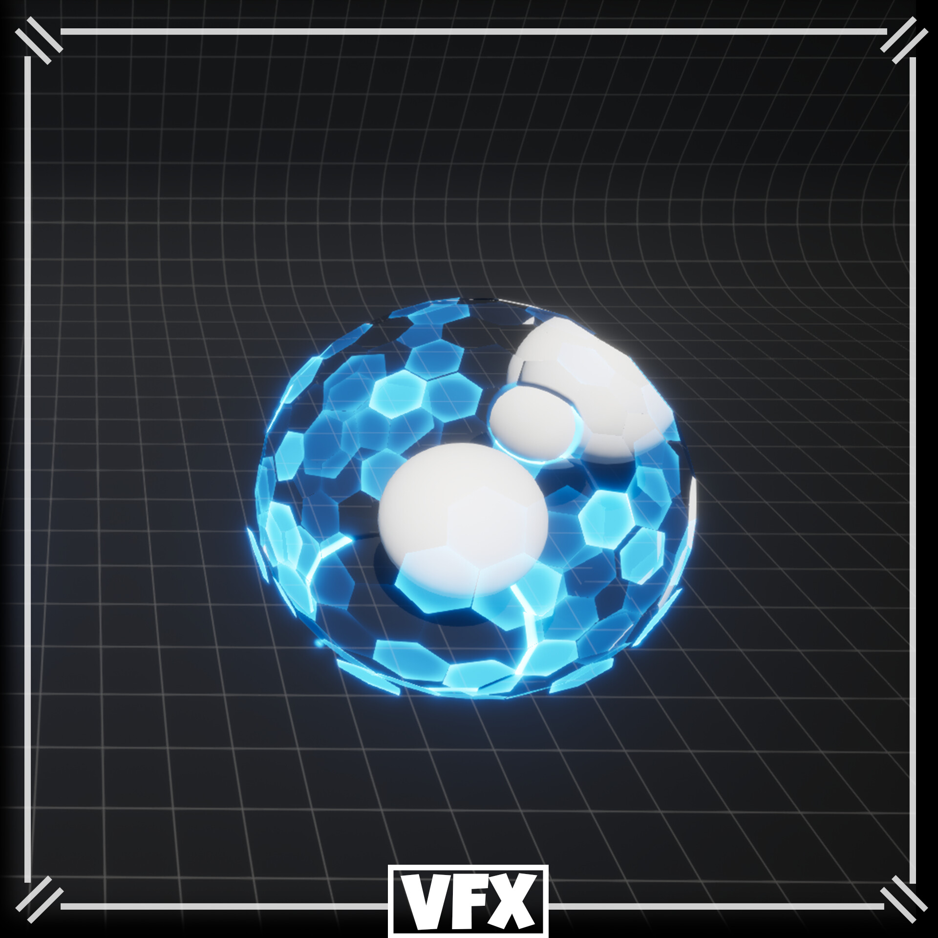 ArtStation - VFX-Hexagon Shield