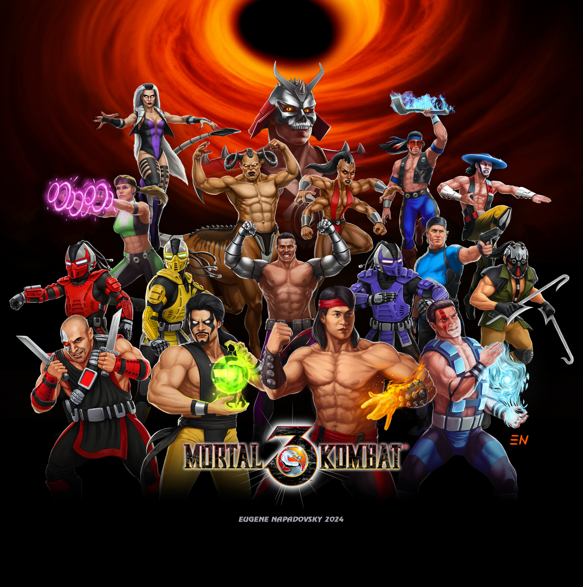 ArtStation - Mortal Kombat 3 Absolute poster