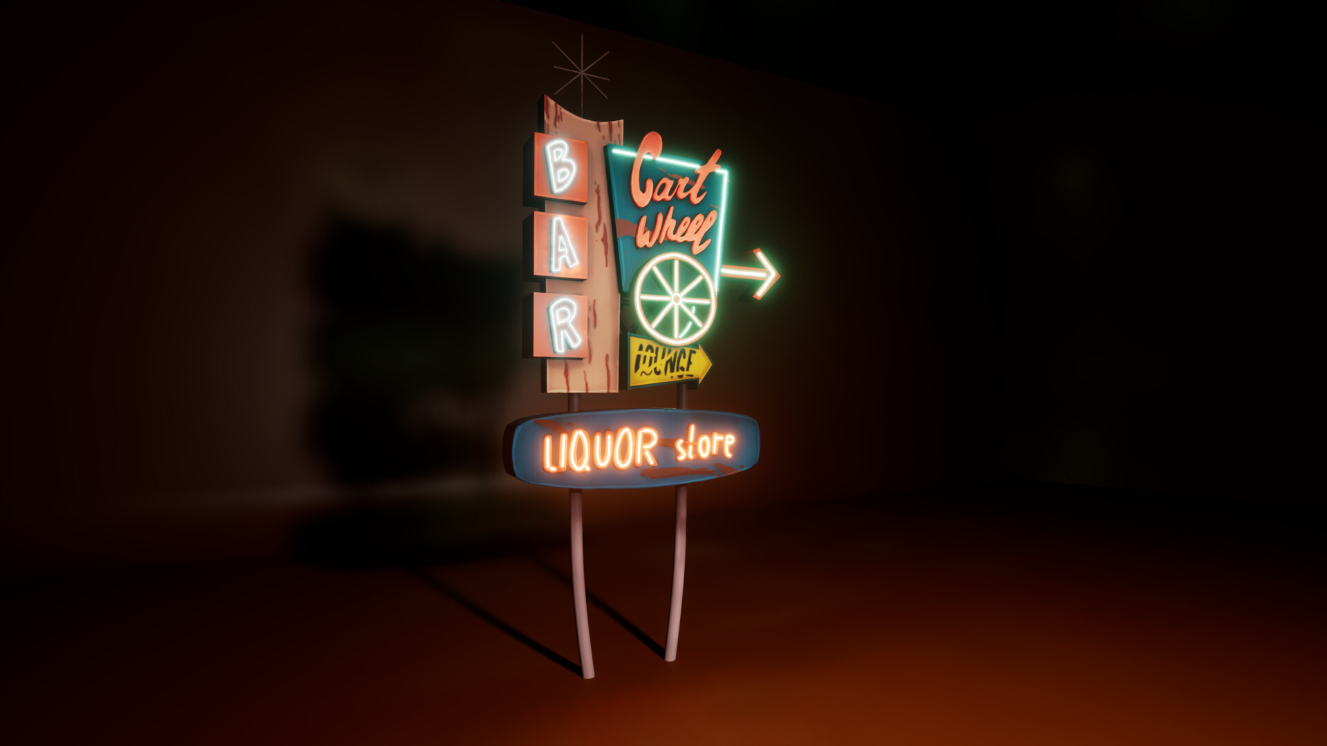ArtStation - Retro Signage