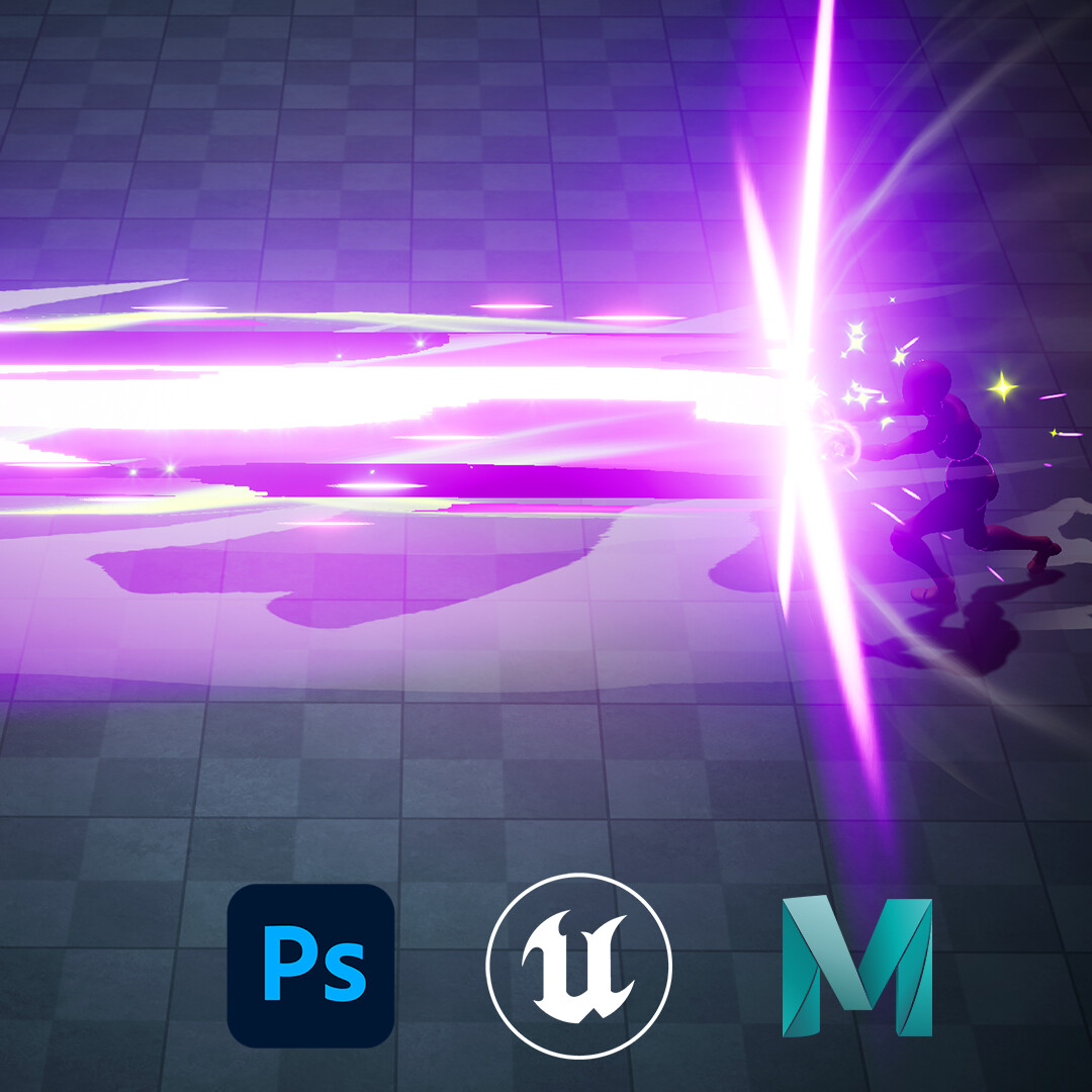 ArtStation - Energy Beam VFX // Unreal Engine 5.4