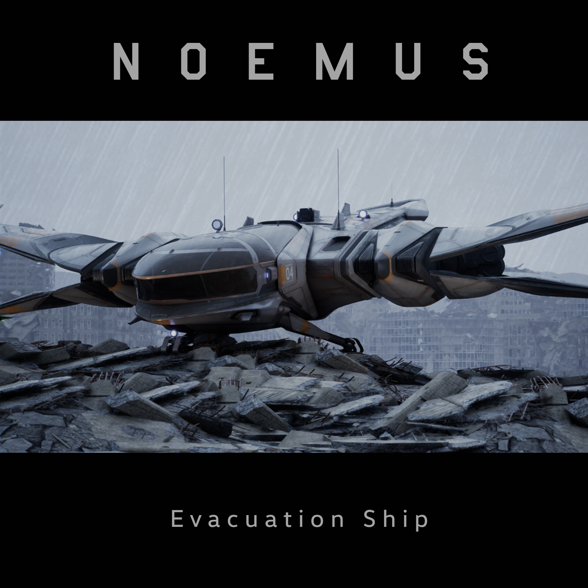 ArtStation - Noemus - Evacuation Ship
