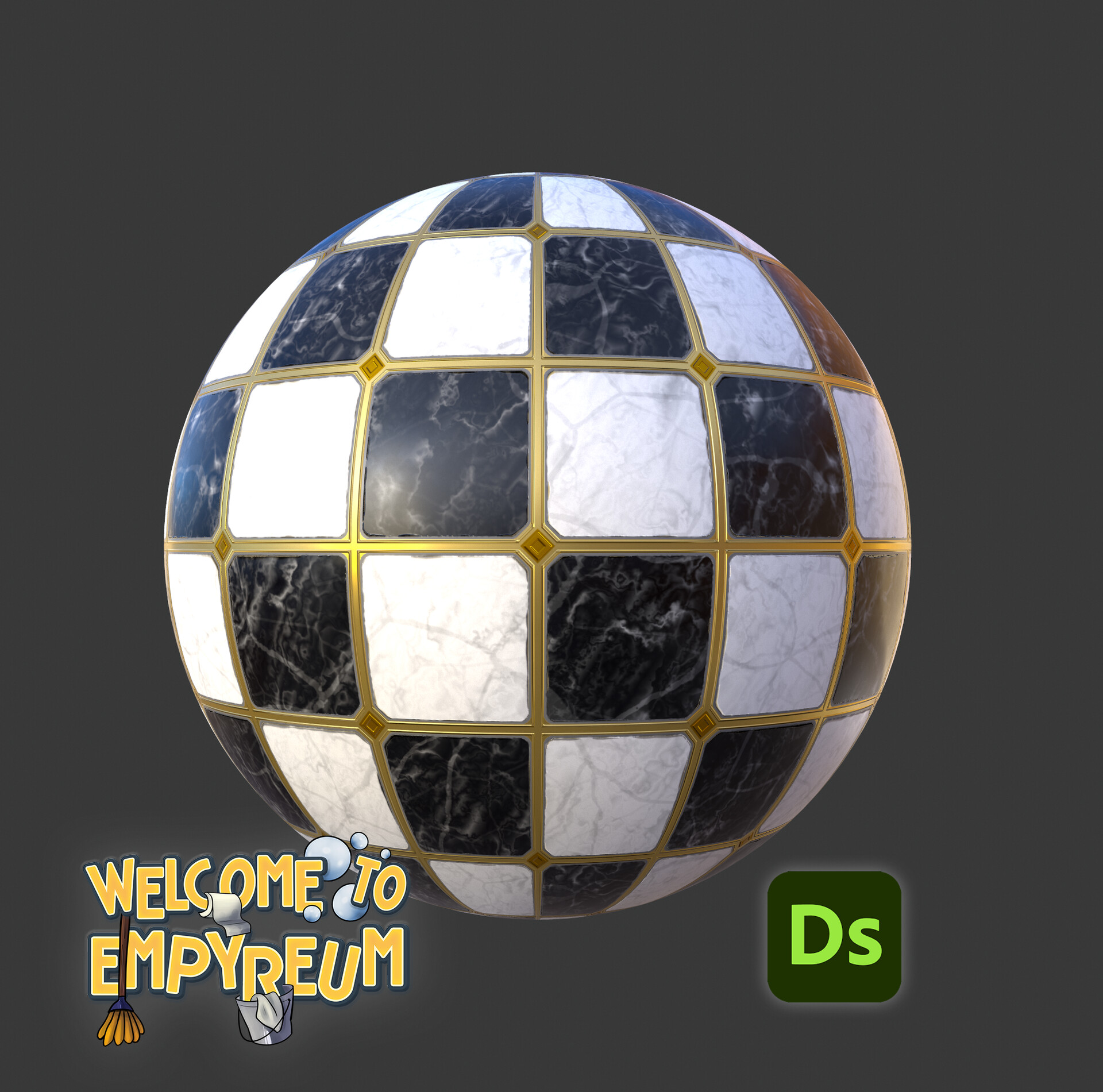 ArtStation - Stylized marble