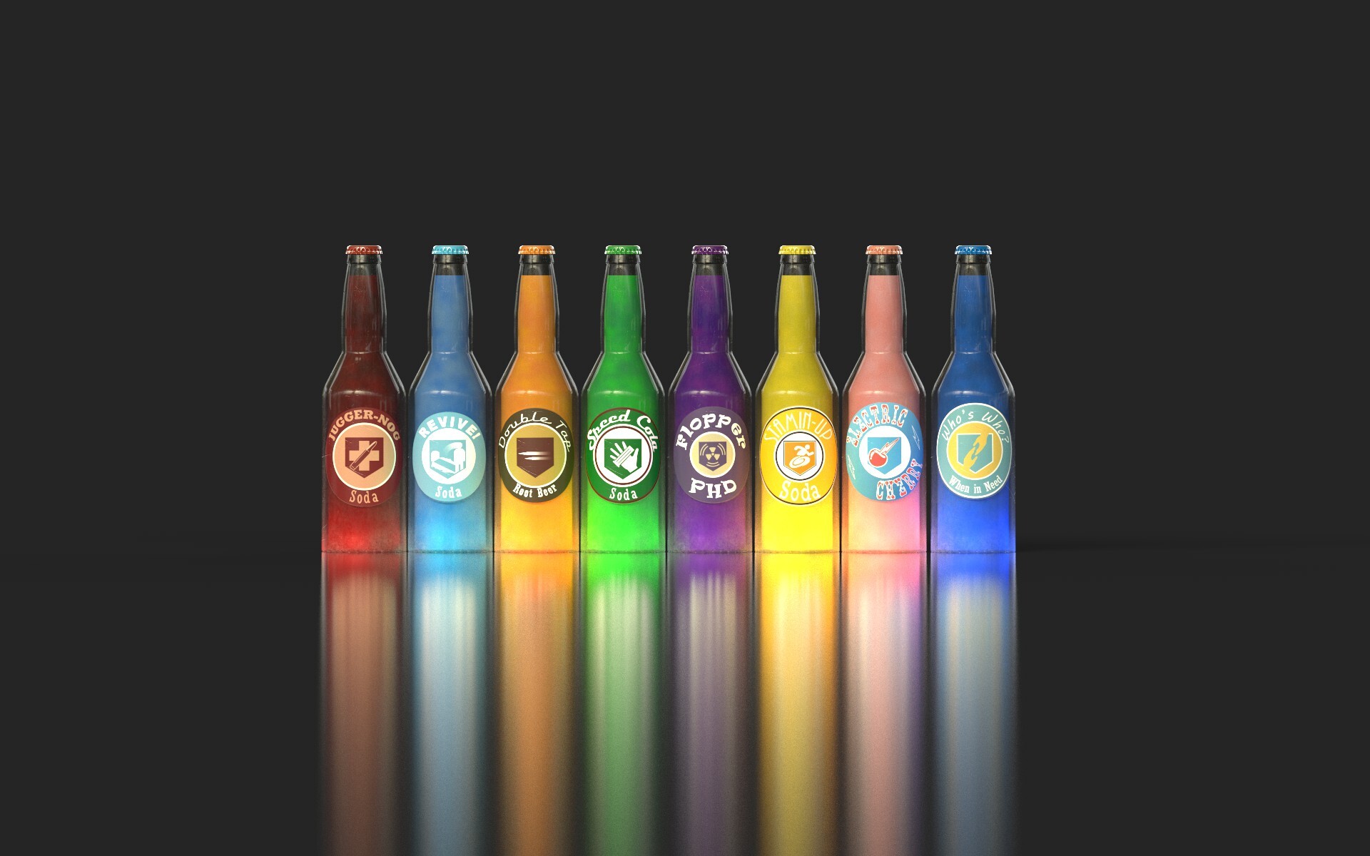ArtStation - Cod Zombies Perk Bottles