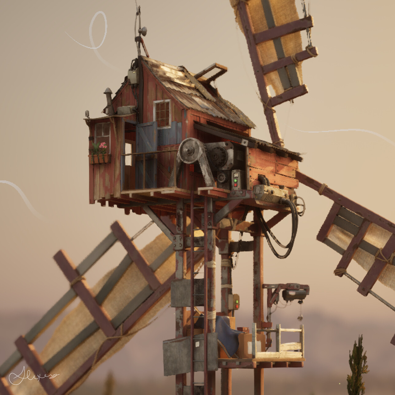 ArtStation - Windmill Project