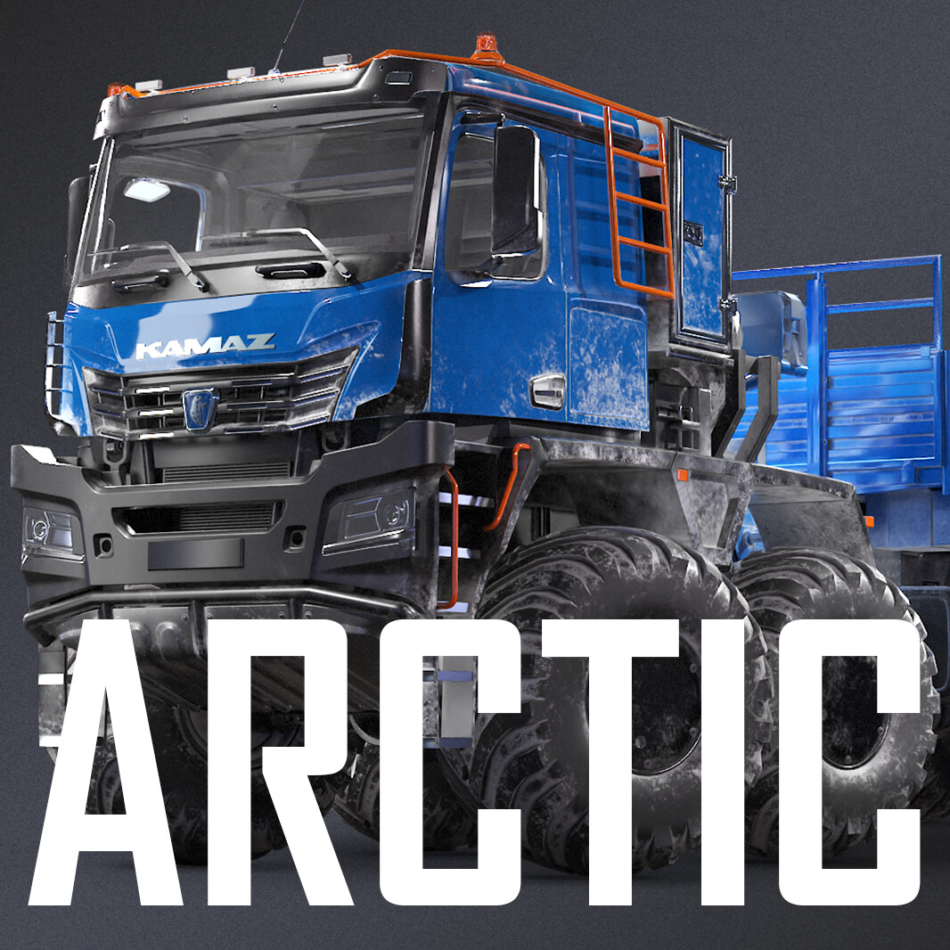 ArtStation - KAMAZ Arctic truck