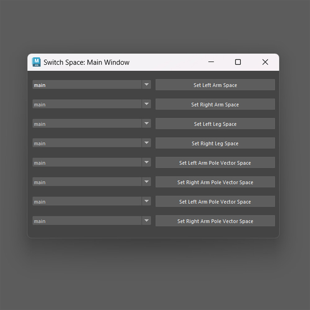 ArtStation - Switch Space Tool