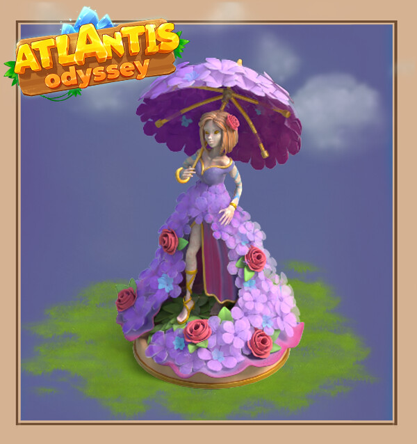 ArtStation - Flower Girl (Atlantis Odyssey)