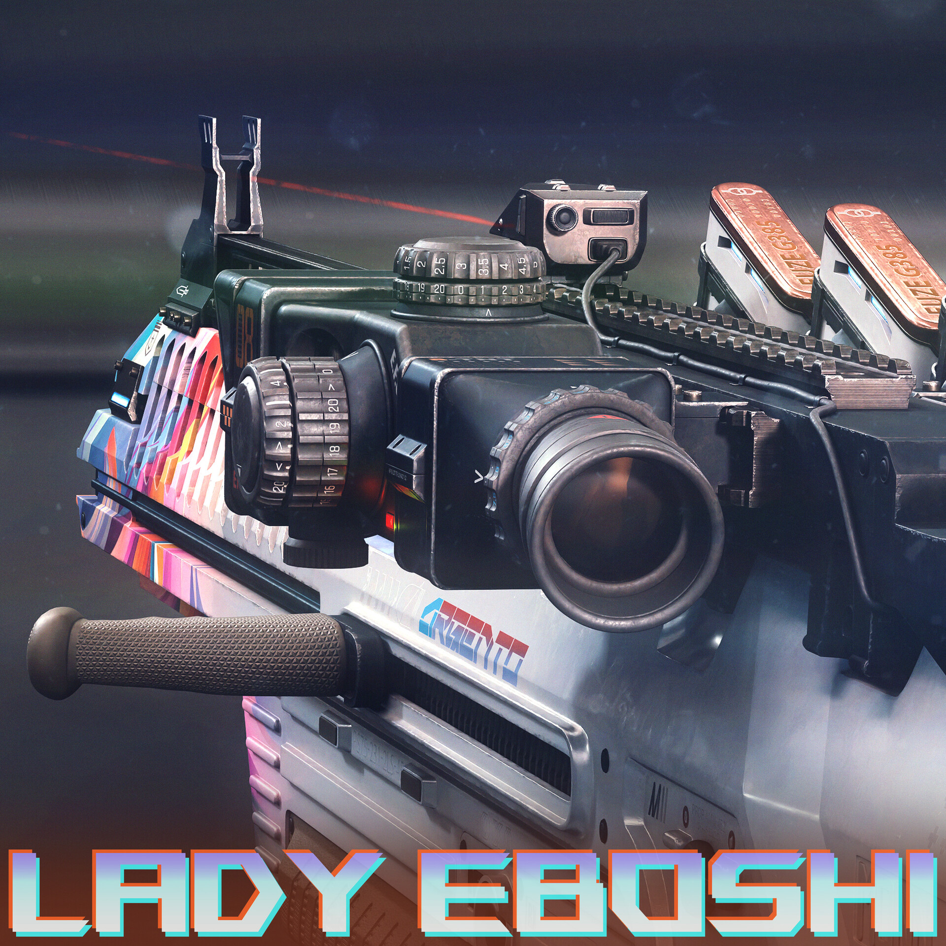 ArtStation - Lady Eboshi : Gun Beauty Renders