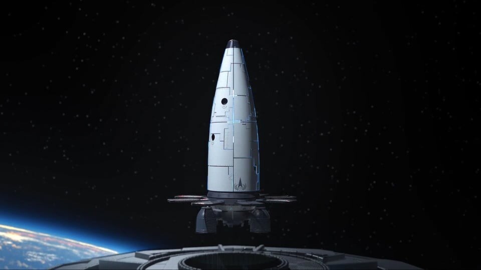ArtStation - Sci-Fi Rocket