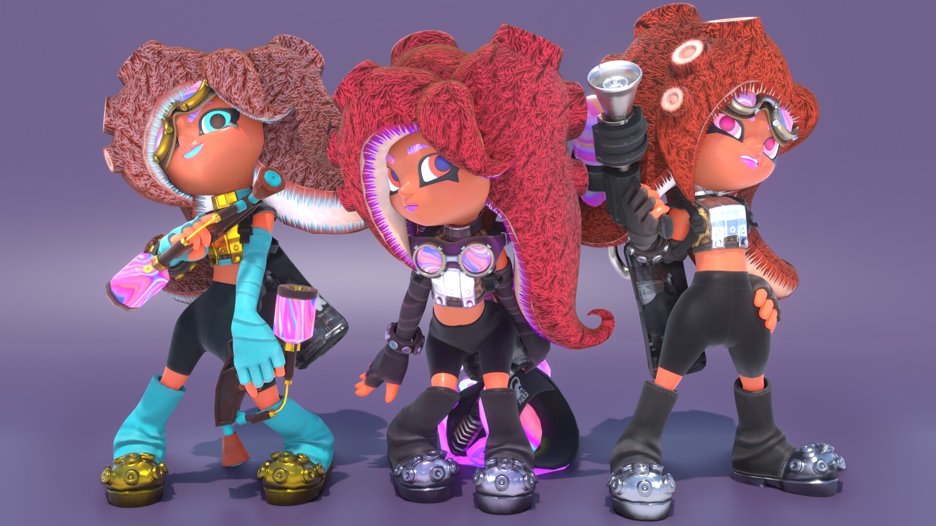 ArtStation - Splatoon Ambush Squad Dump