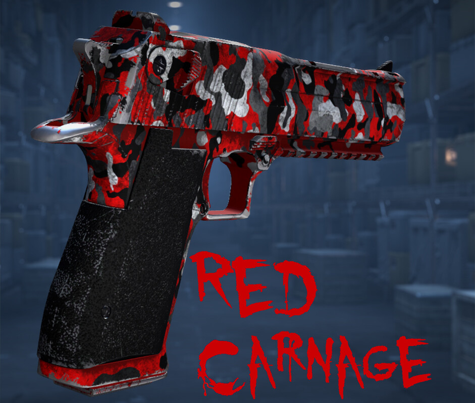 ArtStation - Red Carnage Camo