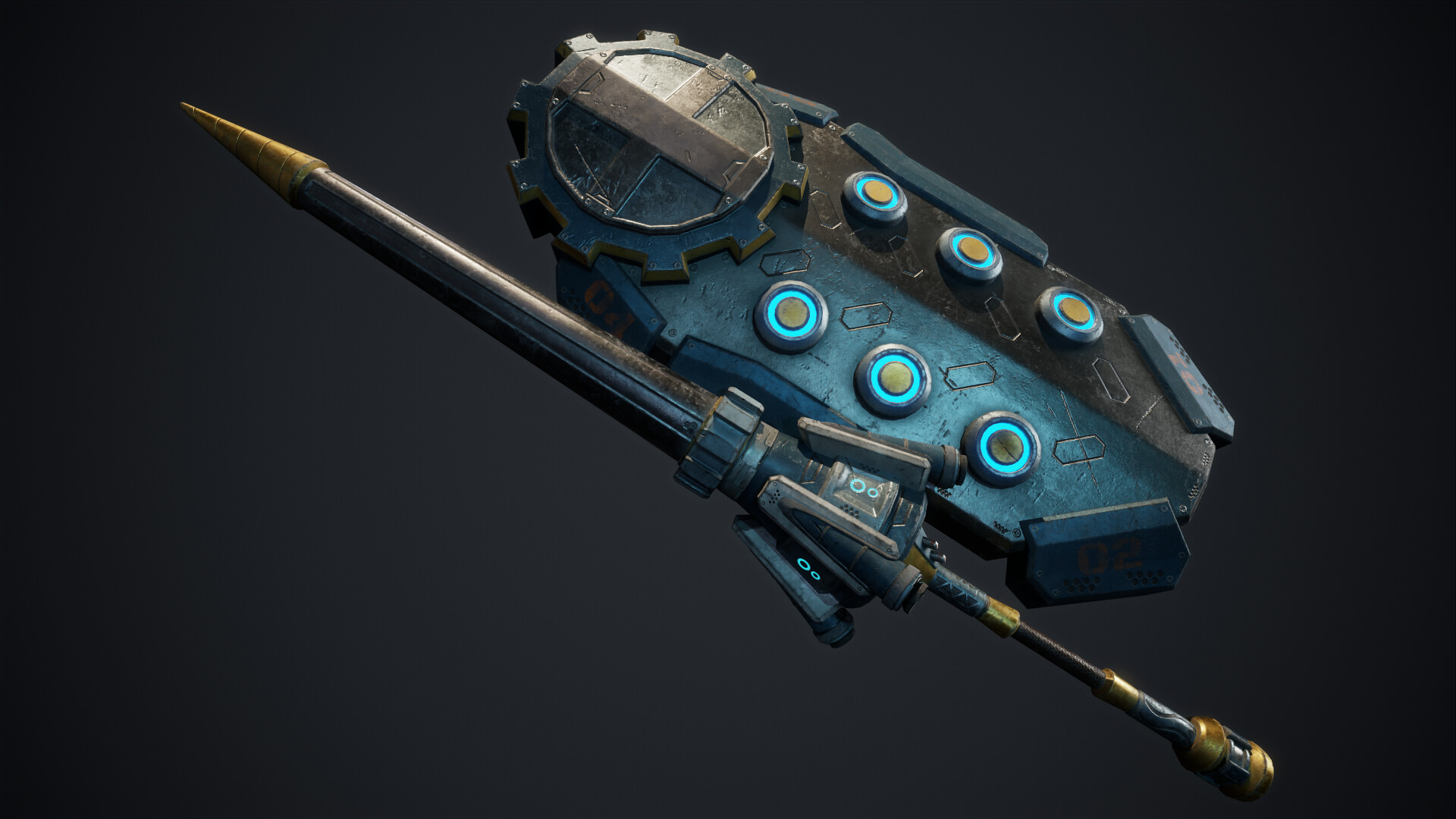 ArtStation - Rocket Lance + Shield