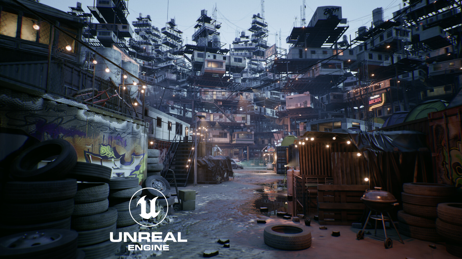 ArtStation - READY PLAYER ONE-City Slums