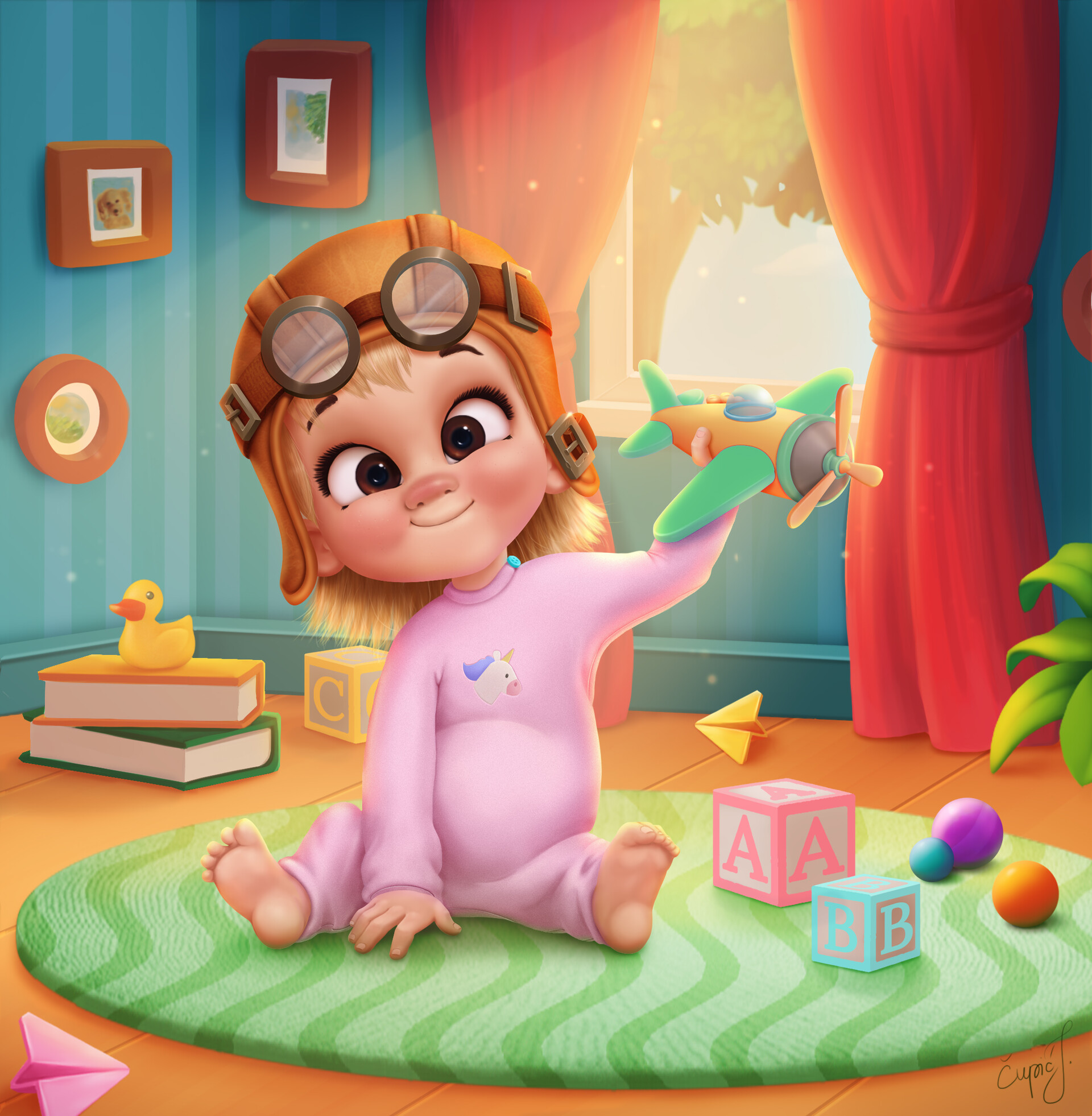 ArtStation - Adventures of Little Pilot